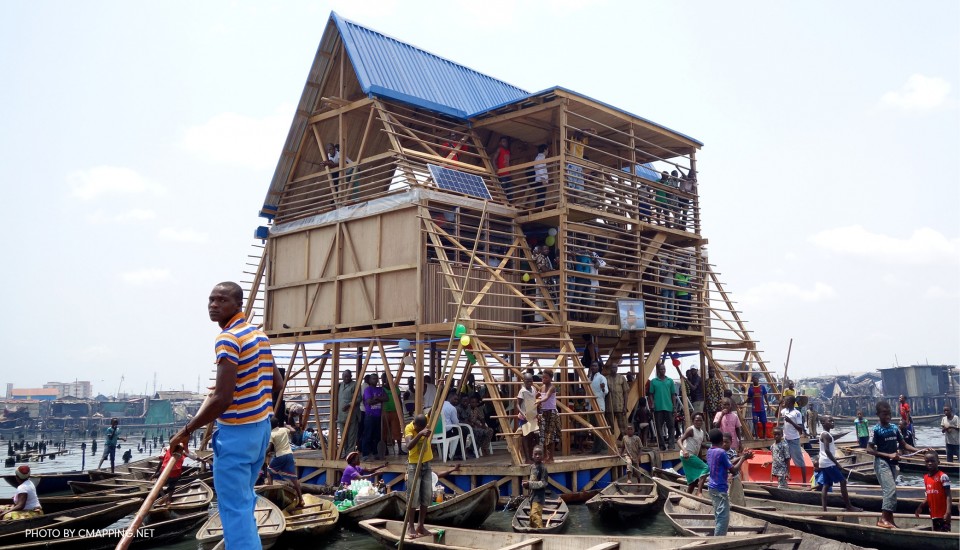 it's like she's on a secret mission: makoko floating school