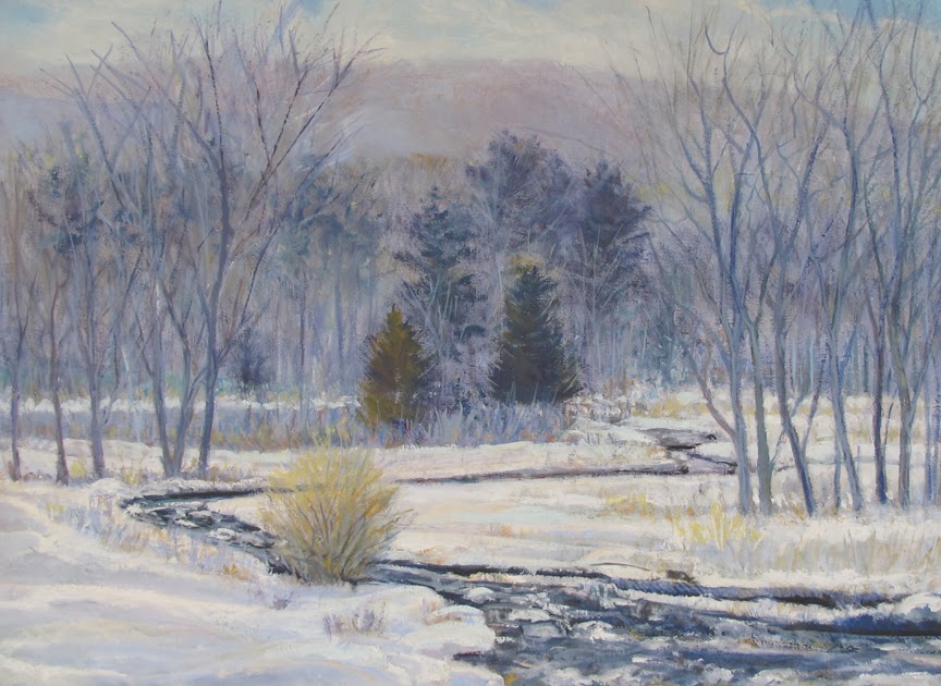 Meg West Oil Paintings: Winter Coming I