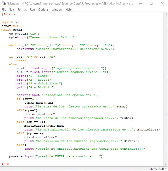 PORTAFOLIO FUNDAMENTOS DE PROGRAMACION : Ejercicios resueltos de bucle ...