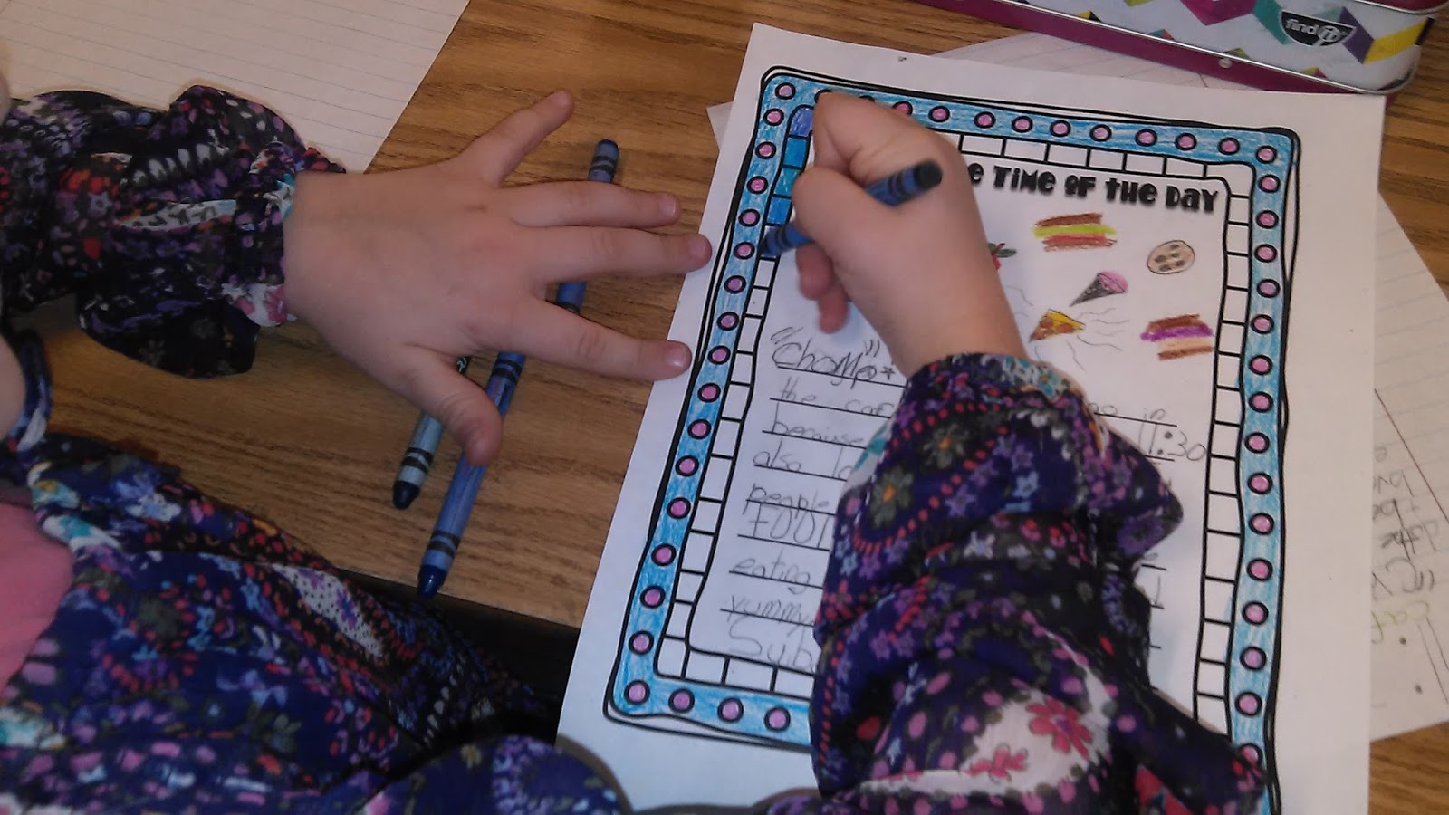 Live and Learn: Writing About Math: Telling Time