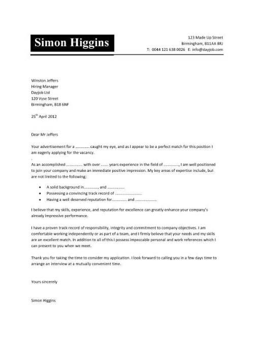 Open Office Cover Letter Template ~ Resume Letter