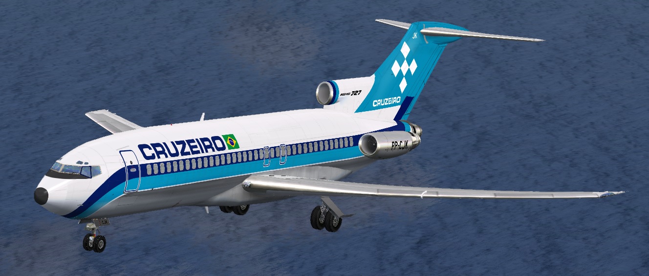 FSTexturas: [FSX]CaptainSim 727-100 Cruzeiro PP-CJK