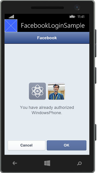 After successfully logon to facebook page,Add following method for ...