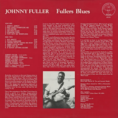 101BluesLLegar II : JOHNNY FULLER & THE PHILLIP WALKER BAND - FULLER ...