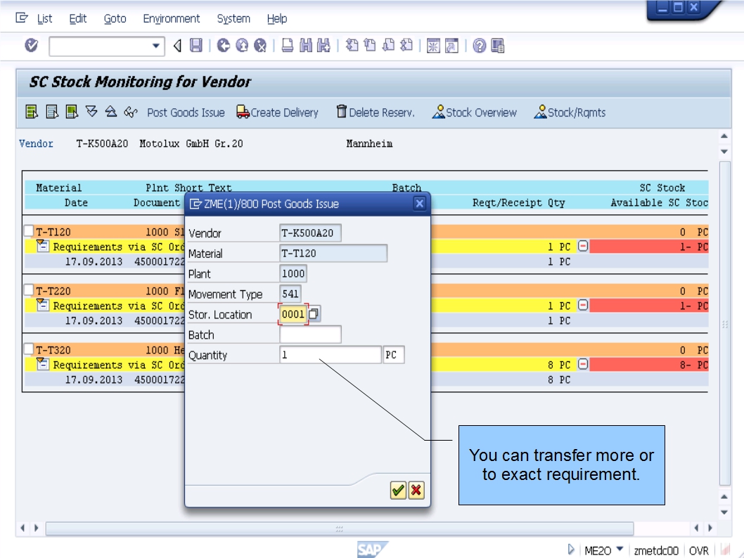SAP Learning Examination MM Subcontracting Process Flow SAP Learning Examination MM Subcontracting Process Flow