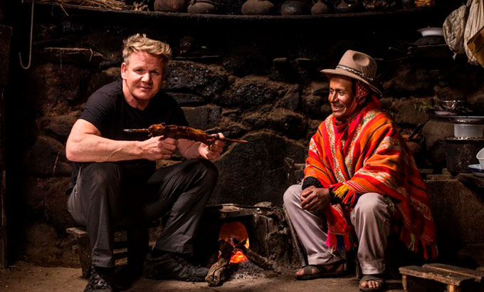 El chef Gordon Ramsay en el Valle Sagrado de los Incas [FOTOS, VÍDEOS]