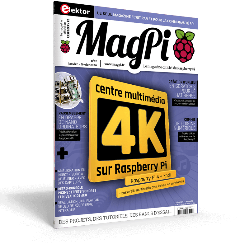 F5IRO Freddy: MagPi: le nouveau numéro avec un centre multimédia 4K
