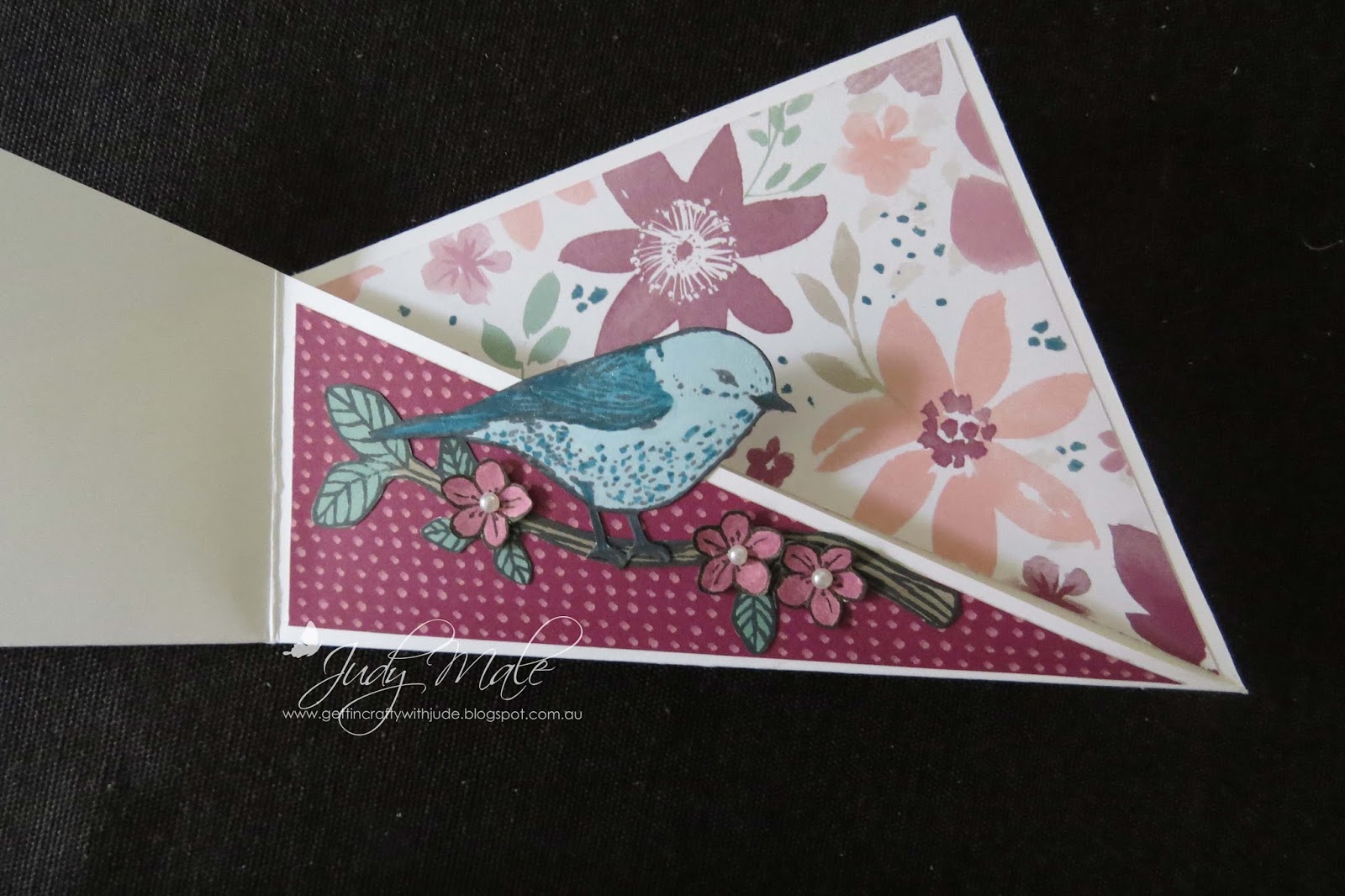 Gettin' Crafty with Jude: Twist Fold Cards