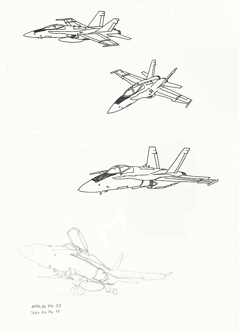 Aerospace and Such: Aircraft Drawings and Sketches