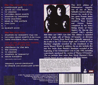 Classic Rock Covers Library : Black Sabbath - Dehumanizer (1992)