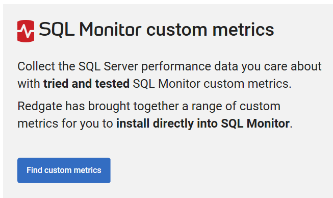 SQL Server Monitoring. A look at Redgate's SQL Monitor