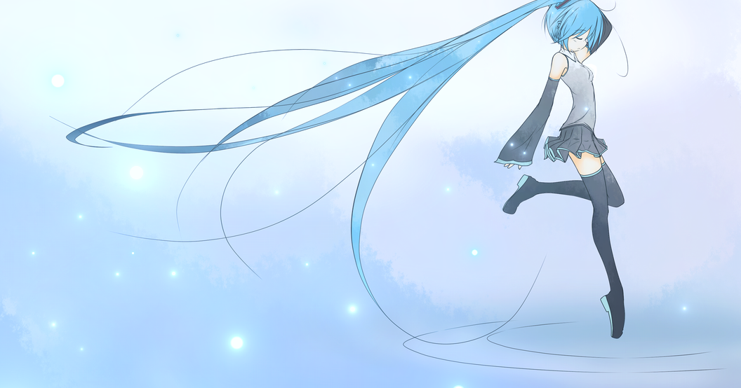 Vocaloid Wallpapers: Hatsune Miku Ballet on Ice Wallpaper