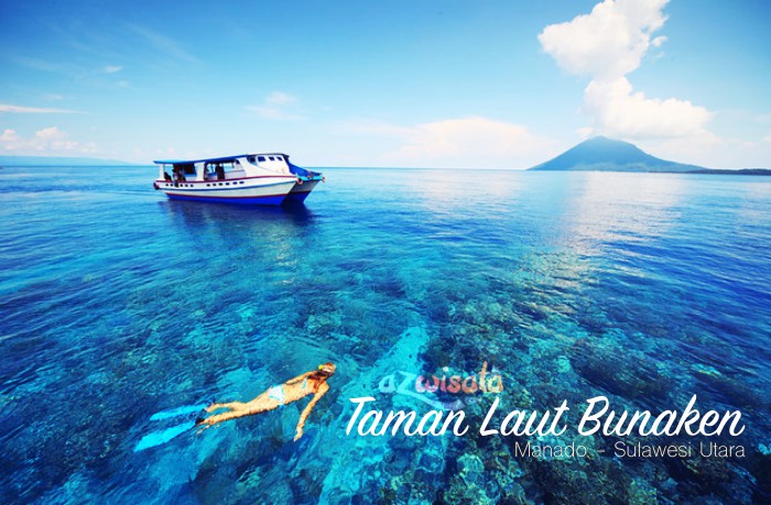 wisata alam : Kemewahan Taman Laut Bunaken - Manado, Sulawesi Utara