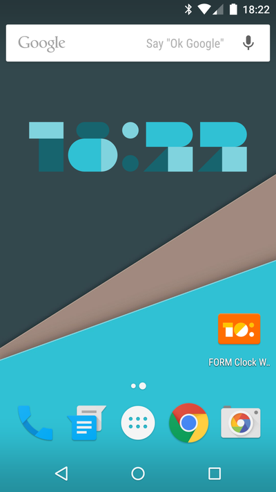 FORM Clock Widget: Personaliza tu widget de reloj