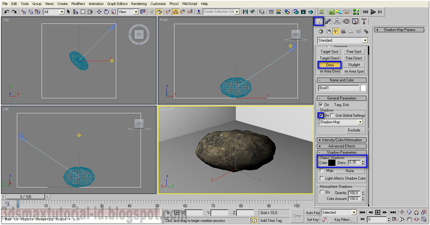 Meledakan Batu Dengan RayFire Bomb (3ds Max Animation Tutorial) ~ 3ds Max Tutorial - id