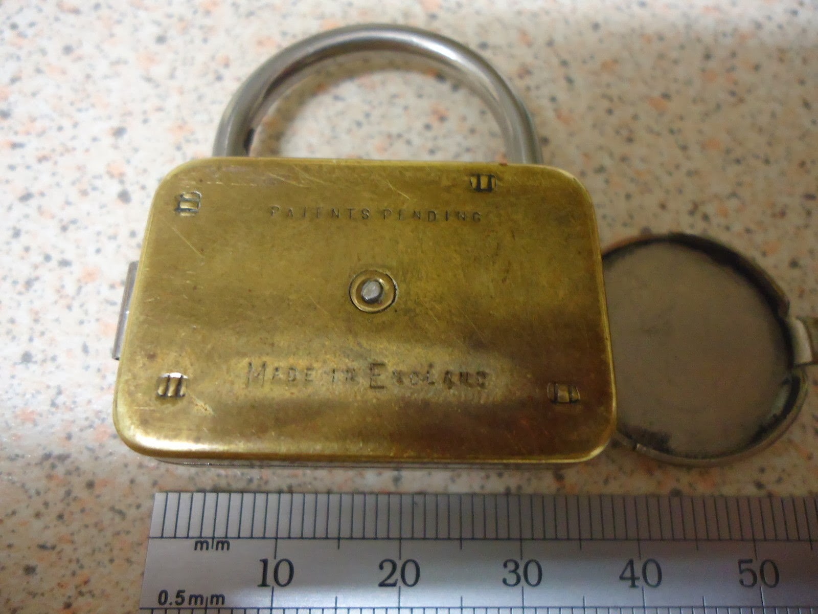 RestraintsBlog: Clock Face 2 Hands Combination Padlock, c.1900