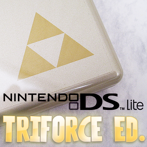 Nintendo DS Lite: Zelda Triforce Gold Edition (2008) - Coleccionista MX