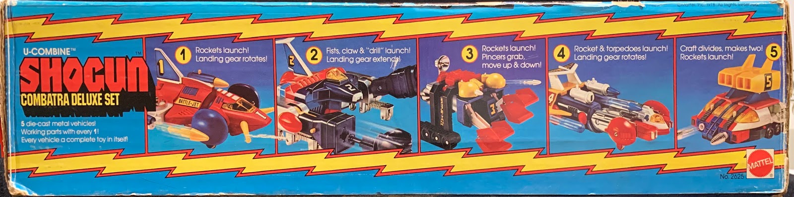 Mattel No. 2625 Shogun U-Combine Combatra Deluxe Set | Shogun Warriors
