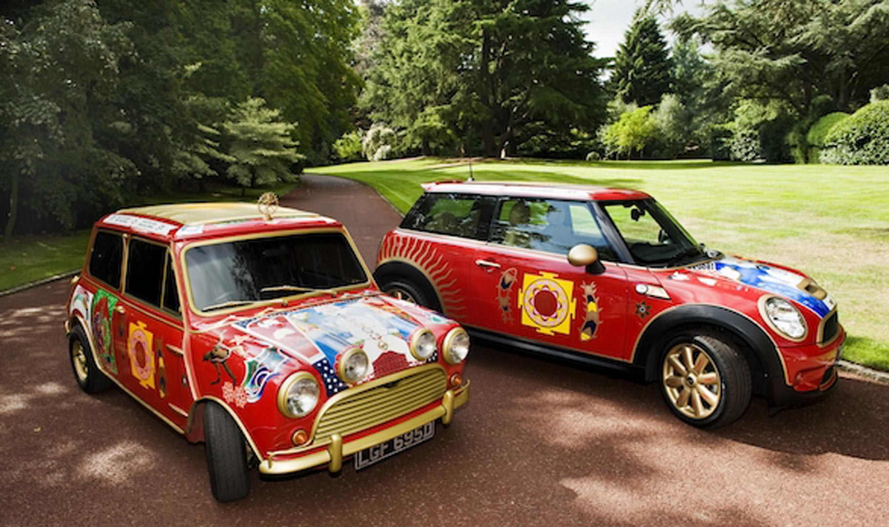 The Beatles and Their Minis ~ Vintage Everyday