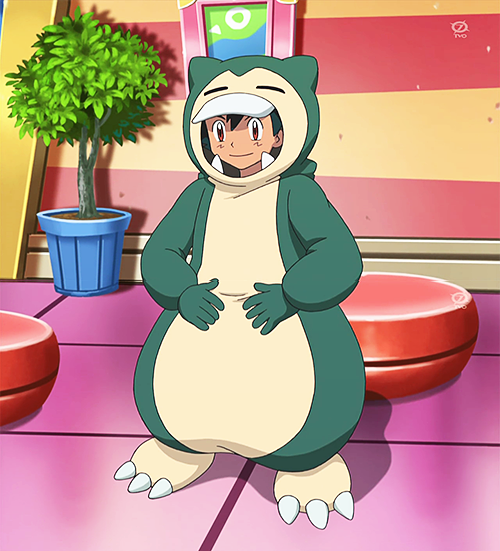 Erins Blog Ash In A Snorlax Costume
