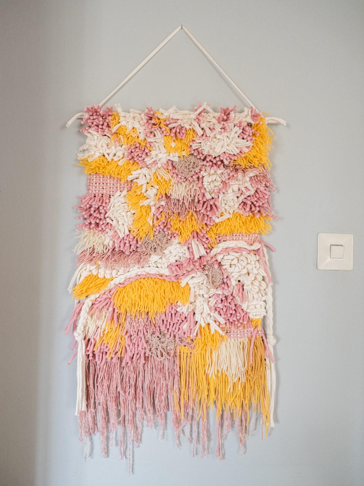 DIY - ryijy liukuestemattoon! — Keltainen kahvipannu