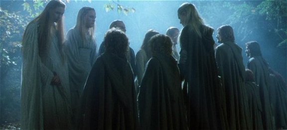 The Fellowship In Lothlorien