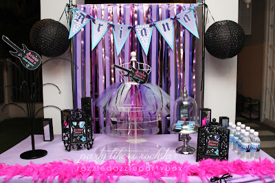 Razzle Dazzle Party Box: Theme Birthday Party: KPop/Rockstar