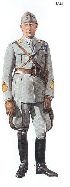 Military Uniforms of World War II: WW2 Italian Colonel of 36th ...
