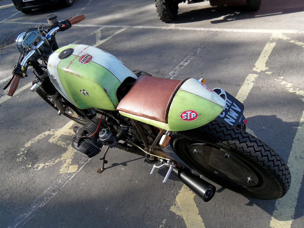 Cafe Racer Special: BMW R80 Cafe Racer Salt Flat Rat Rod by KSS's