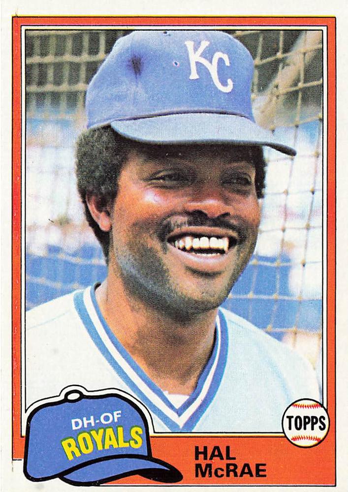 Baseball Cards Come to Life!: 1981 Topps Hal McRae