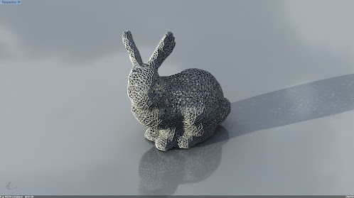 【Grasshopper_27】Crystallonを使ってウサギをラティス形状に加工してみた|Parametric Design Labo
