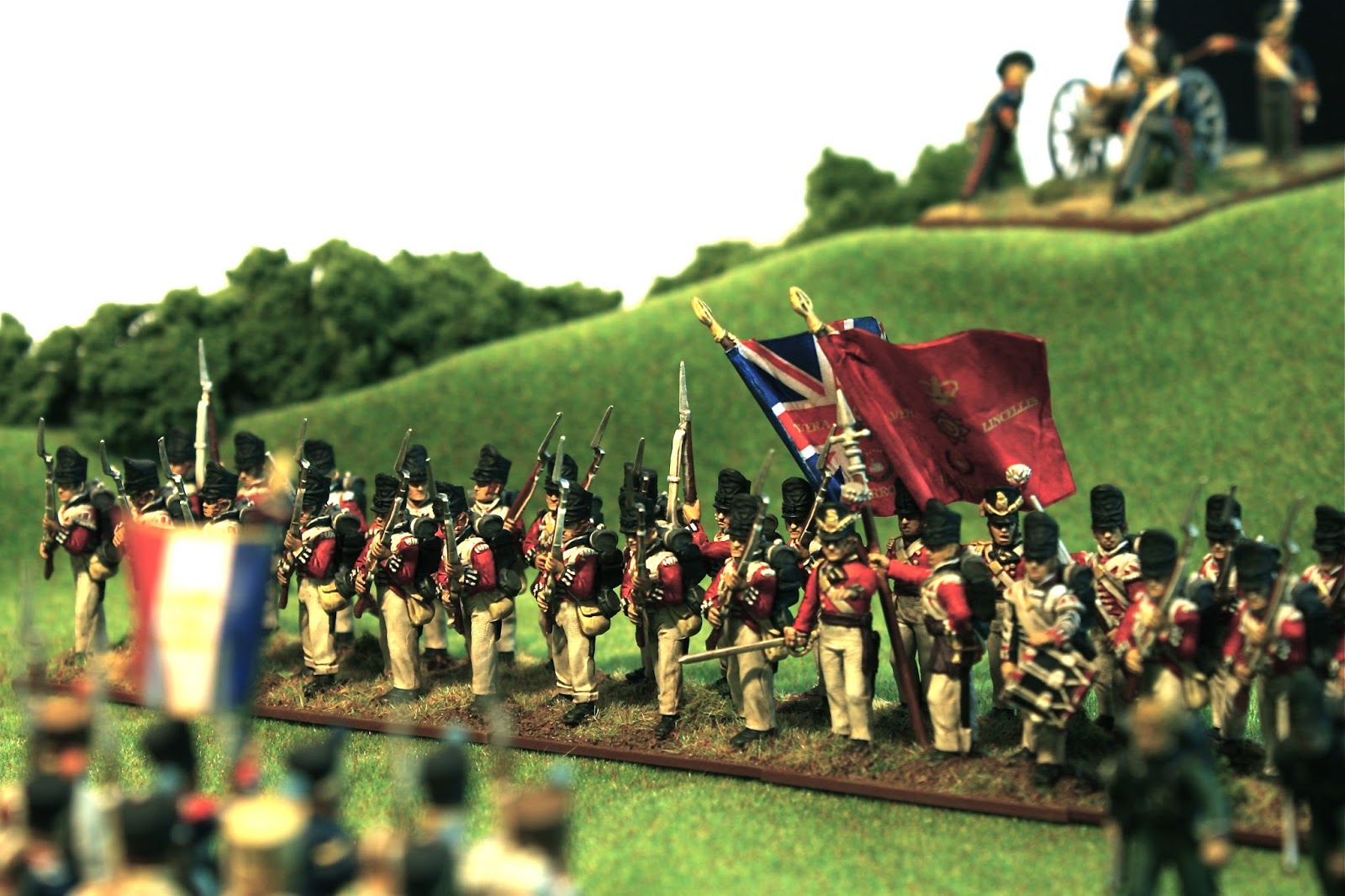 Ben's Workbench: 28mm Napoleonic British at Waterloo