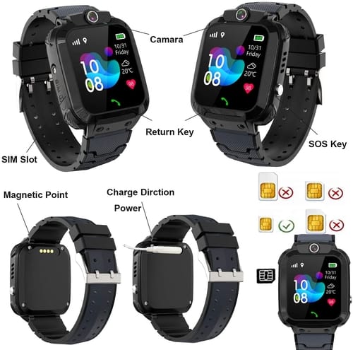 Review PTHTECHUS Smart Watch for Kids GPS/LBS Tracker