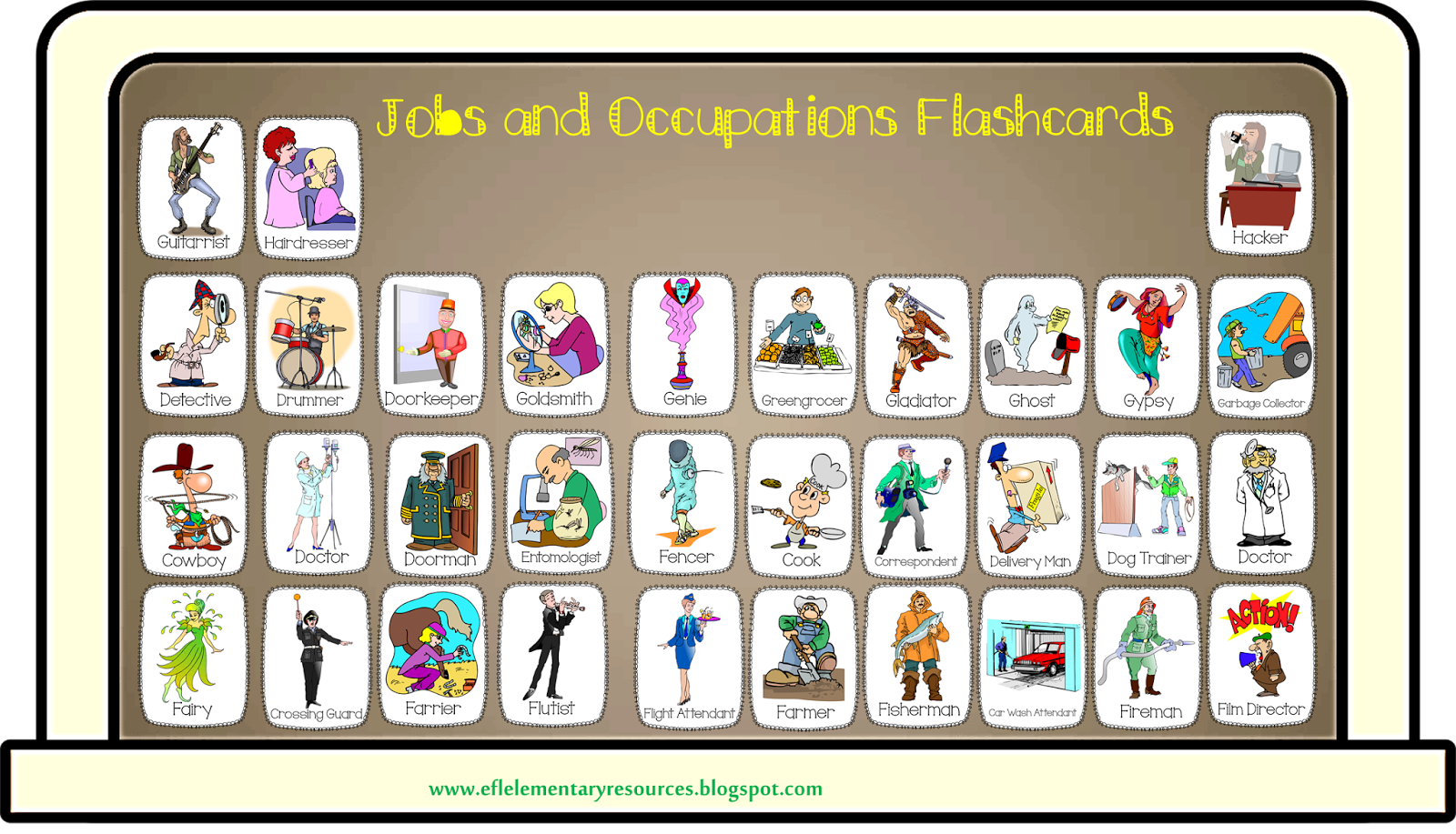 EFL Elementary Teachers: Community Helpers, Jobs and Occupations