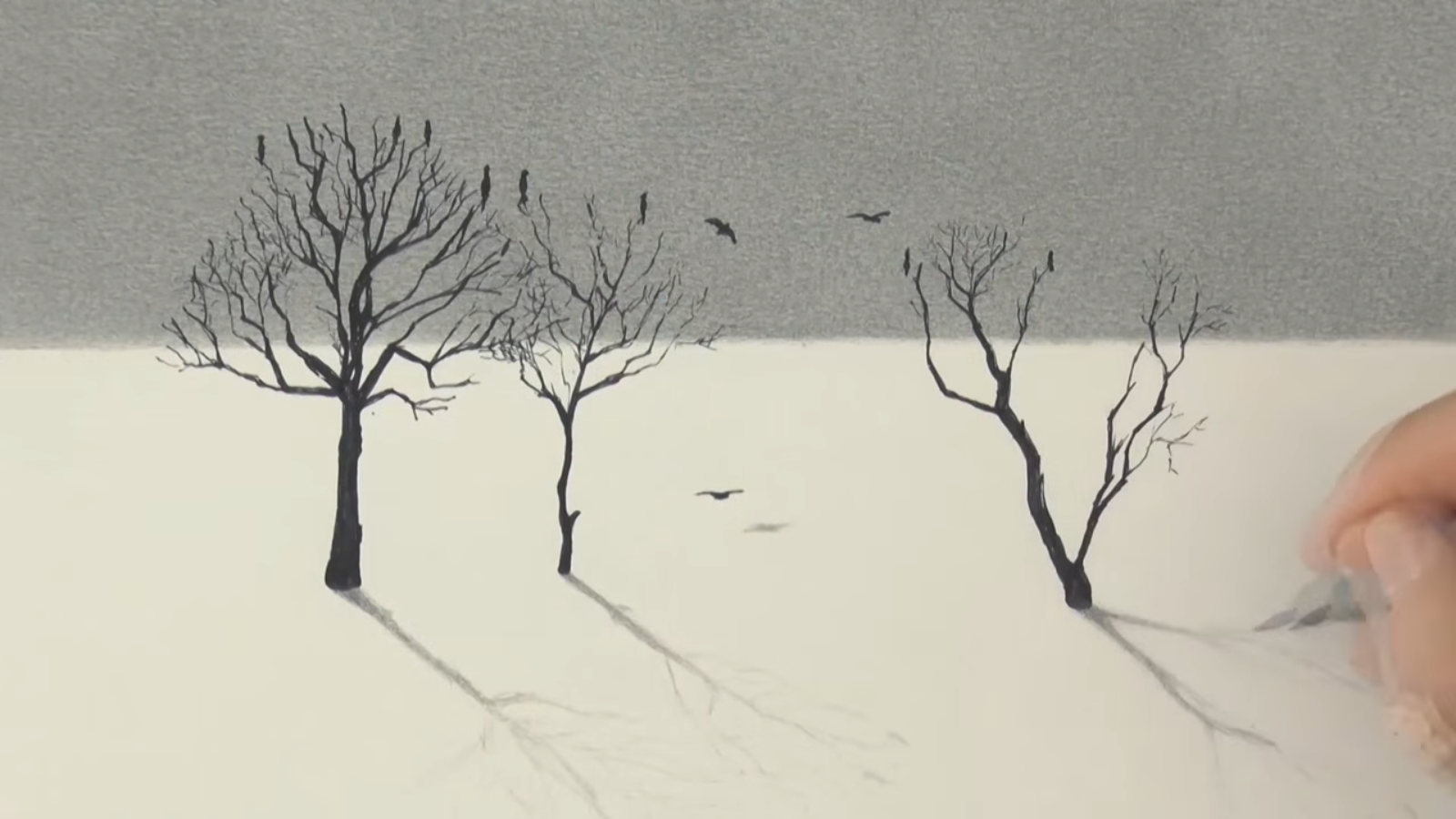 How to Draw Trees in 3D by Fine Art-Tips