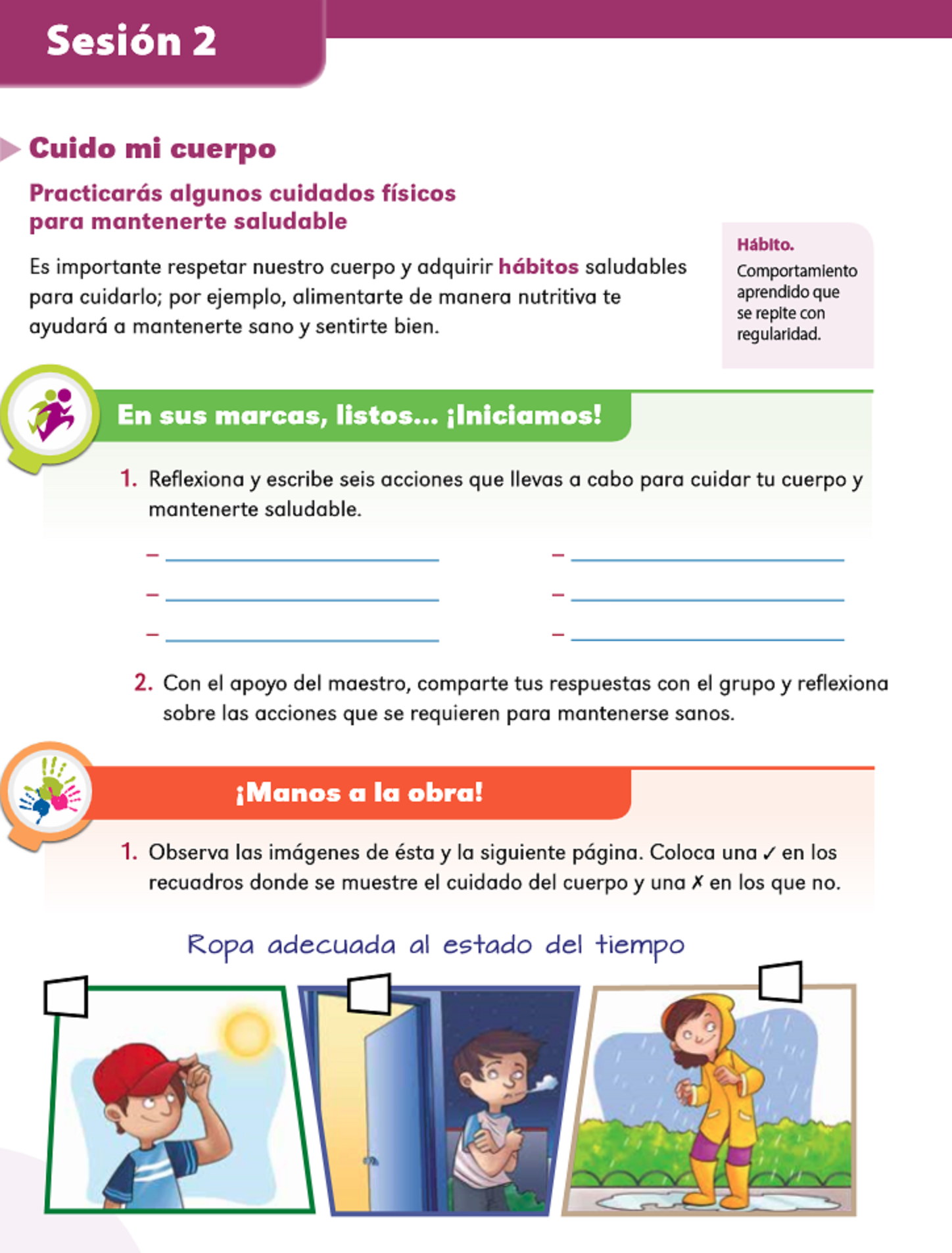 Cuarto Grado 2020 2021: Vida Saludable.- Cuido mi cuerpo.