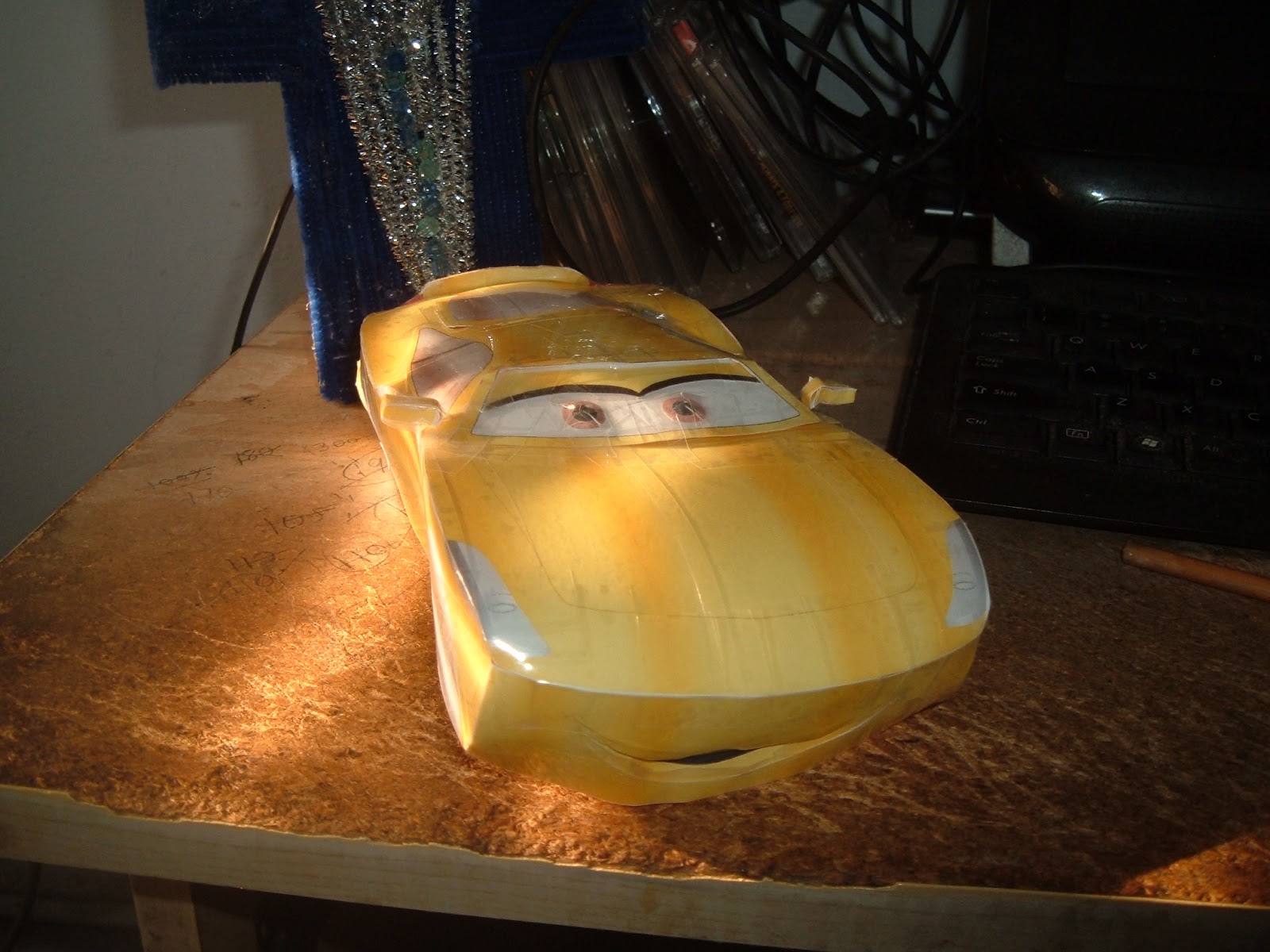 papermodelmatersexclusive's: the all new cars 3 CRUZ RAMIREZ PAPERCRAFT ...