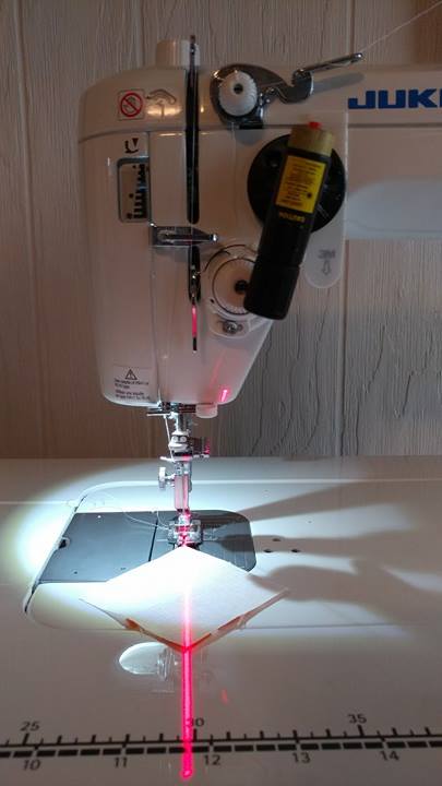 Slice of Pi Quilts: Adding a laser to ANY sewing machine!