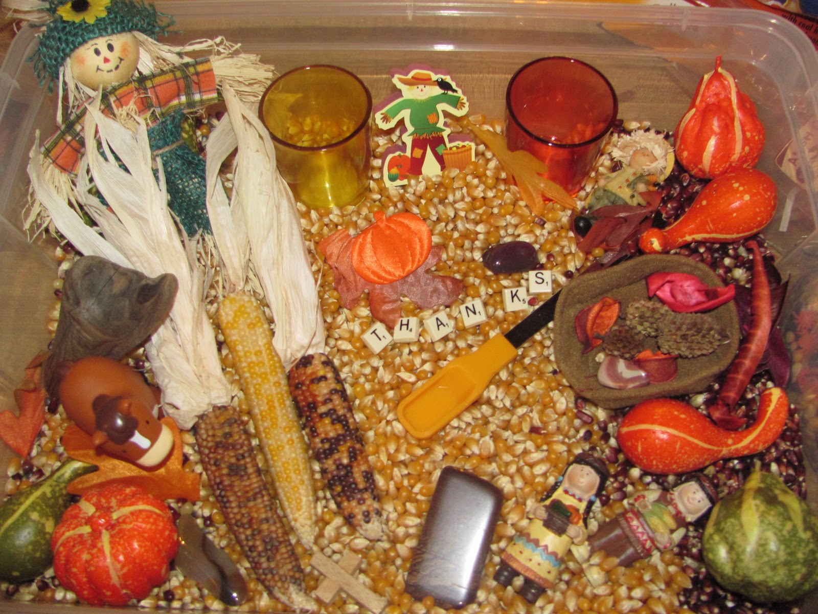 Life In The Unknown: Thanksgiving Sensory Bin