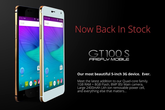 Firefly Mobile GT100 S is Yours for just Php3,799 - GeekPinas