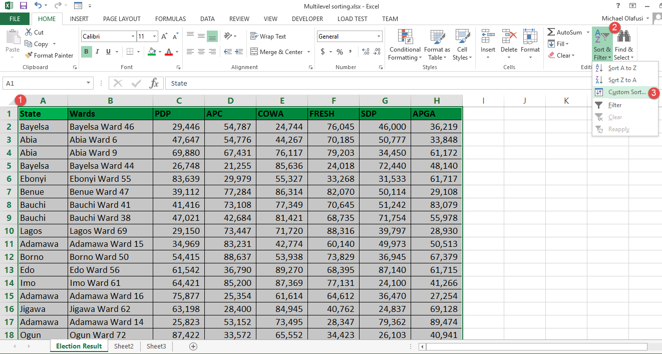 Multi-level Sorting In Excel - UrBizEdge Limited Multi-level Sorting In Excel - UrBizEdge Limited