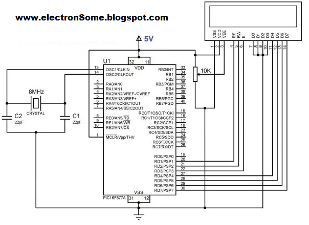 Custom Characters On Lcd Using Pic Mikroc Bestcitynewsblog Electronics Tutorials Projects