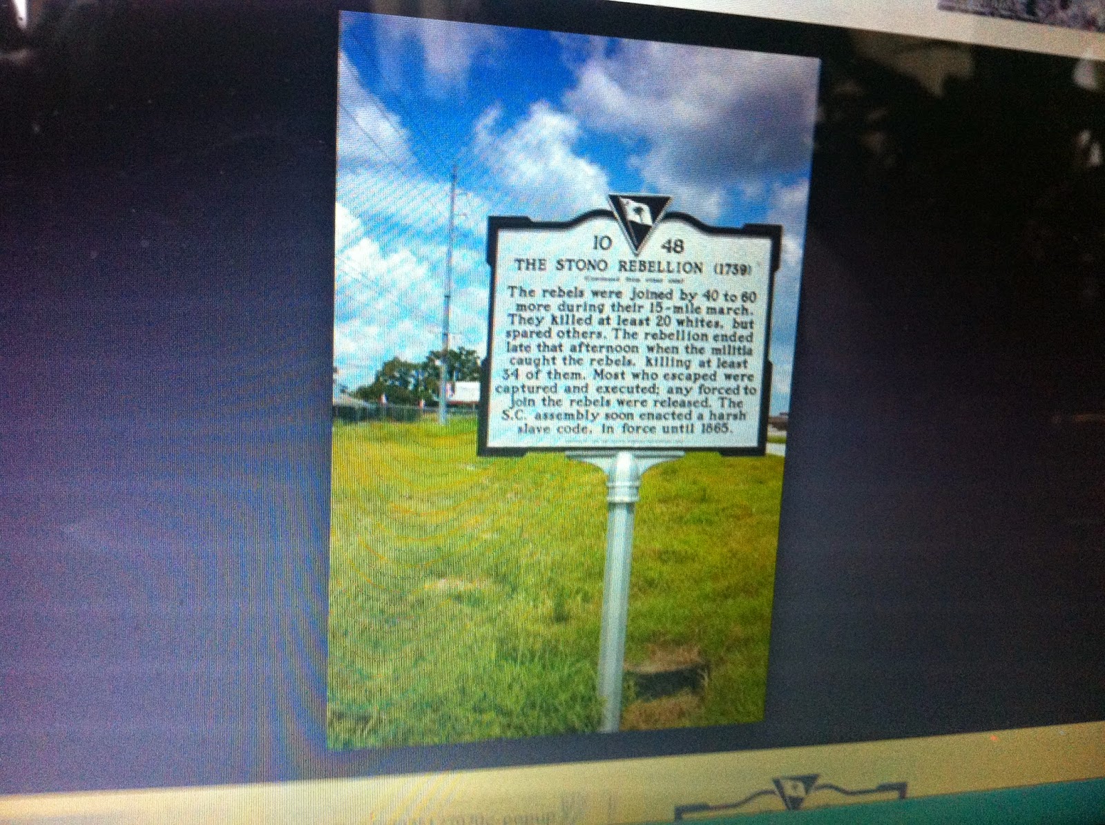 THE BLACK SOCIAL HISTORY:: BLACK SOCIAL HISTORY : 1739 STONO REBELLION ...