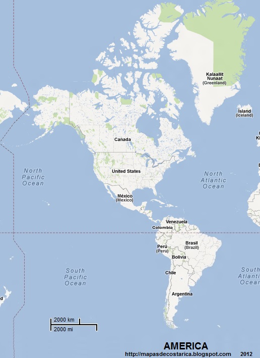 El blog de Nito y Sito: MAPAS DE AMÉRICA