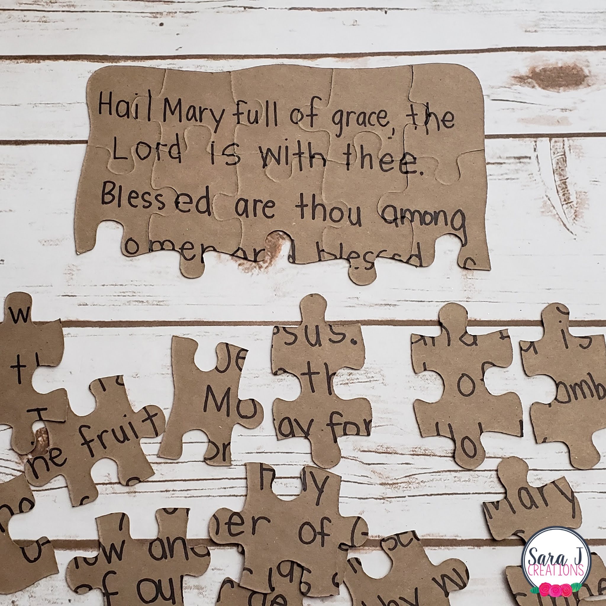 Helping Children to Learn and Memorize Catholic Prayers | Sara J Creations