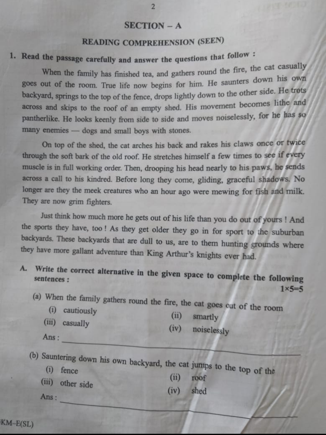 WBBSE Madhyamik English Question Paper 2020 Kabir Mondal wbbse-madhyamik-english-question-paper-2020-kabir-mondal