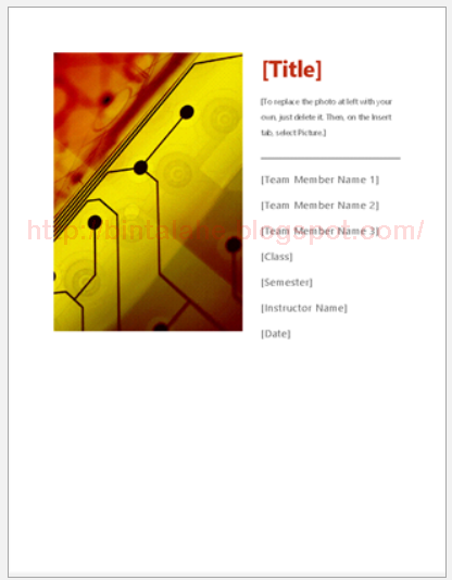 15 Template Cover Microsoft Word Terbaik - Ninna Wiends
