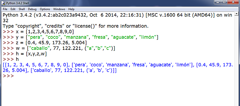APRENDER A PROGRAMAR CON PYTHON: LISTAS I
