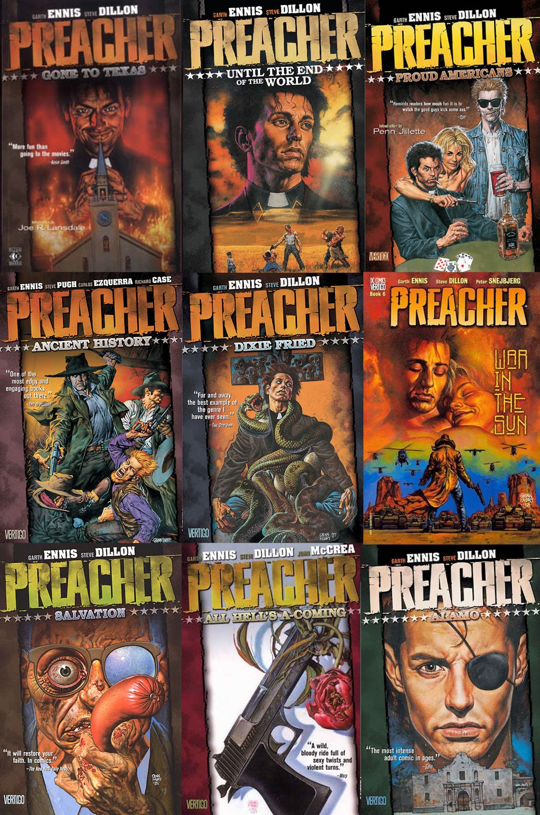 Design Context: Preacher Covers