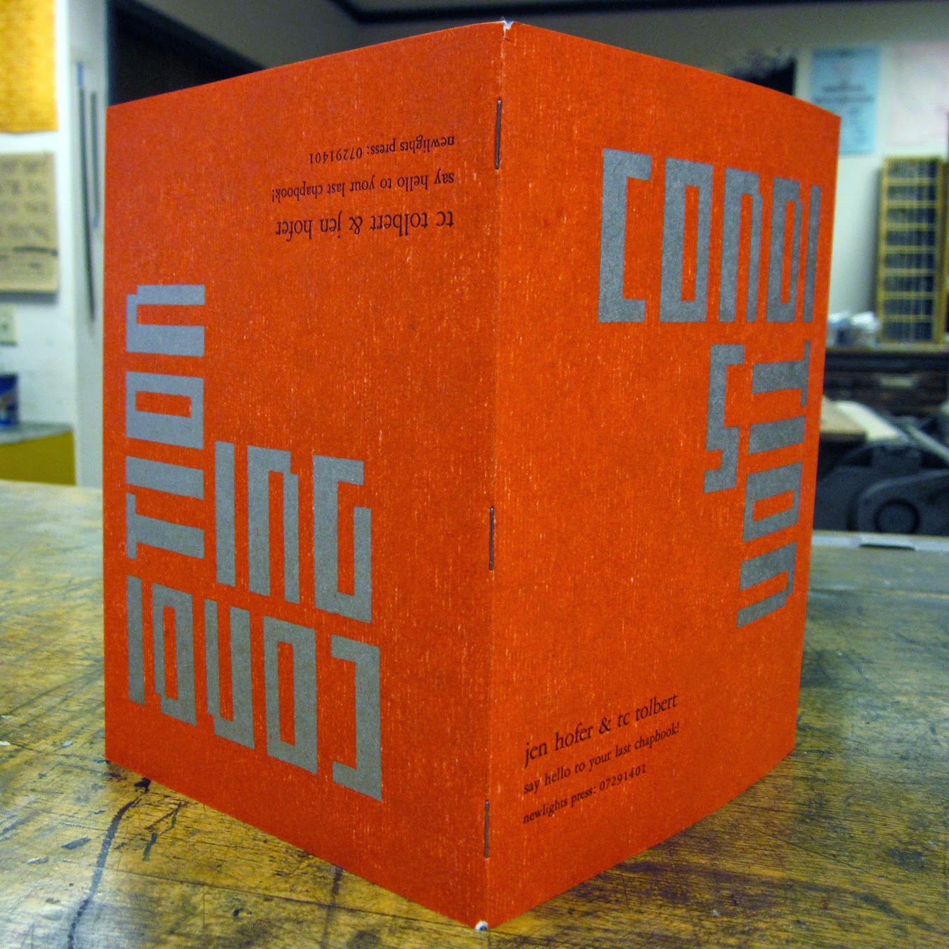 NewLights Press: IDE(A/O)(B)LOG(Y/UE): SAY HELLO TO YOUR LAST CHAPBOOK ...